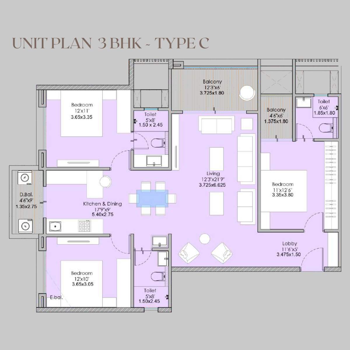 Nirman Shreyas 2,2.5 & 3 BHK Luxurious Flats in Model Colony, Shivajinagar Pune